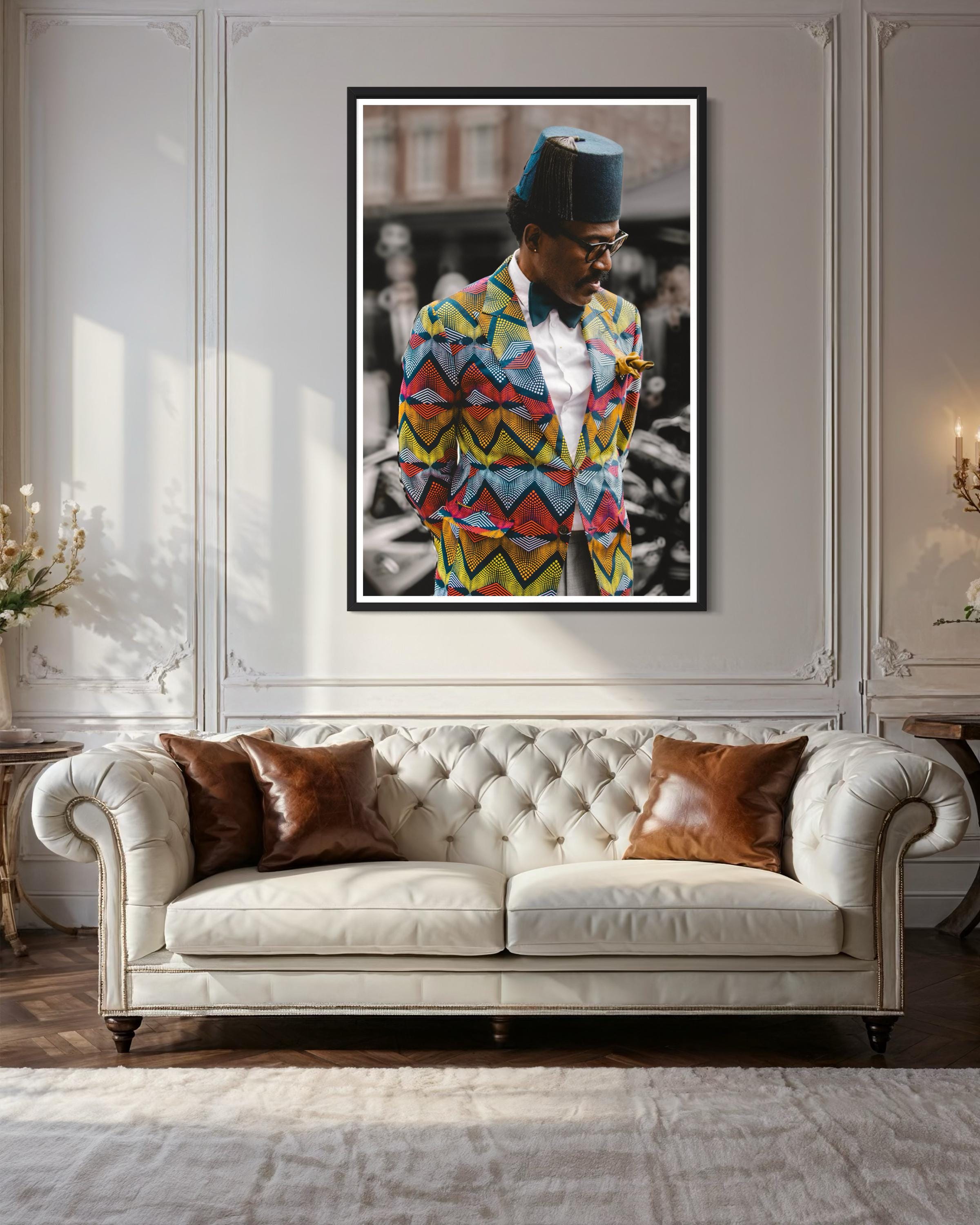Fine Art Print - Afro Dandy Black Man Art, Afrocentric Poster, Funky B ...